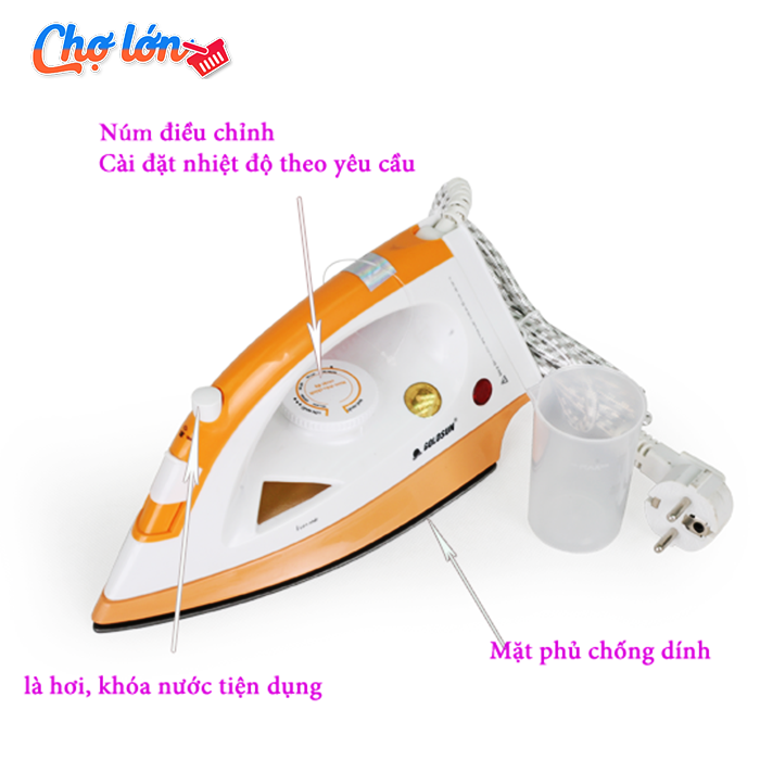 Bàn Là Hơi Goldsun DW-GKY1200ES | Chợ Lớn JSC